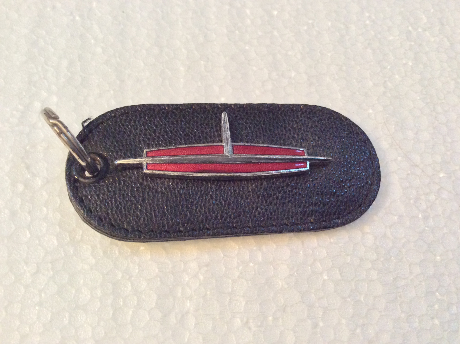 Leather Car Key Chain Vintage Torpedo Key Fob Key Ring Oldsmobile New ...