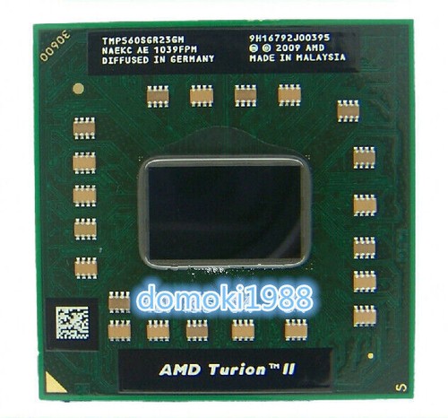 AMD Turion II Duo Core P560 TMP560SGR23GM 2.5Ghz Socket S1 Mobile CPU ...