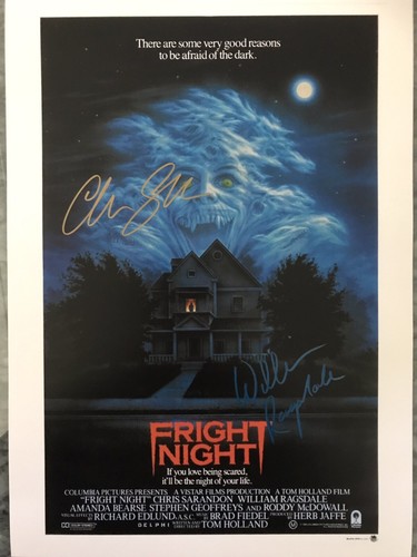 Fright Night Cast Signed Mini Poster With COA | eBay Australia