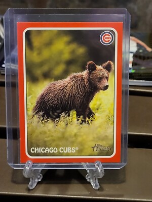 2024 Topps Heritage Zoo's Who Chicago Cubs Red Boarder SP | eBay