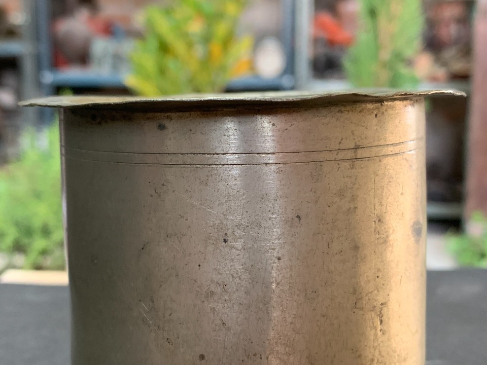 1850's Antique Old Brass Hand Forged Brass Hindu Holy Water Pot ...