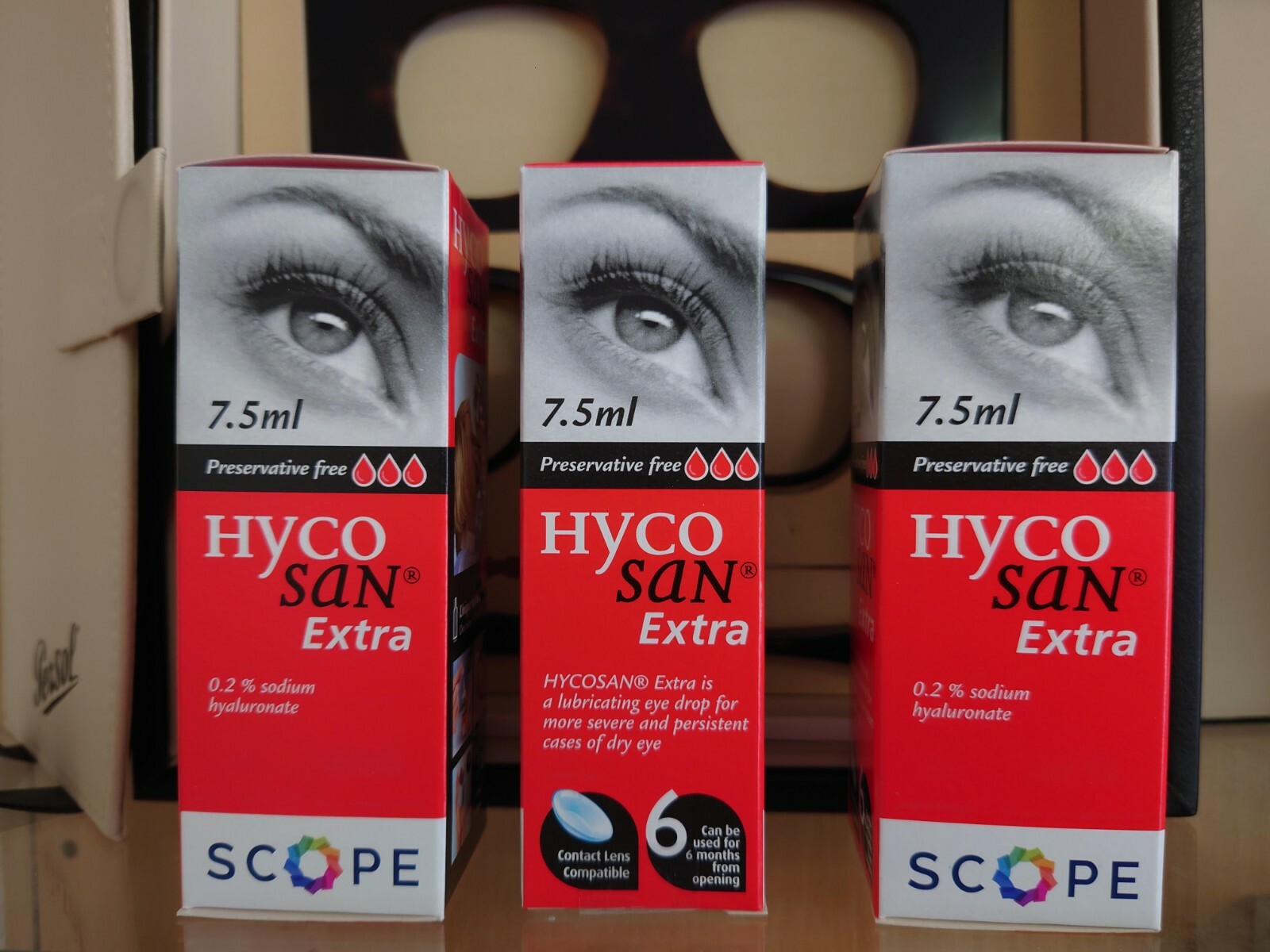 Hycosan Extra 3x pack Preservative Free DRY Eye Drops RECOMMENDED BY ...