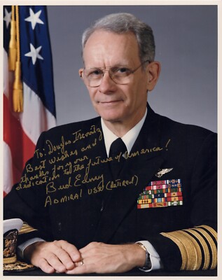 Admiral Leon A Edney - Signed Photograph (USN) | eBay