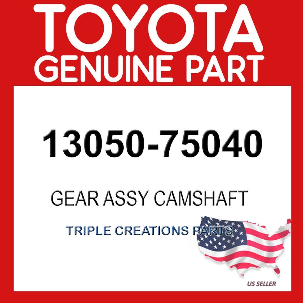 TOYOTA GENUINE 1305075040 GEAR ASSY, CAMSHAFT TIMING 13050-75040 | eBay