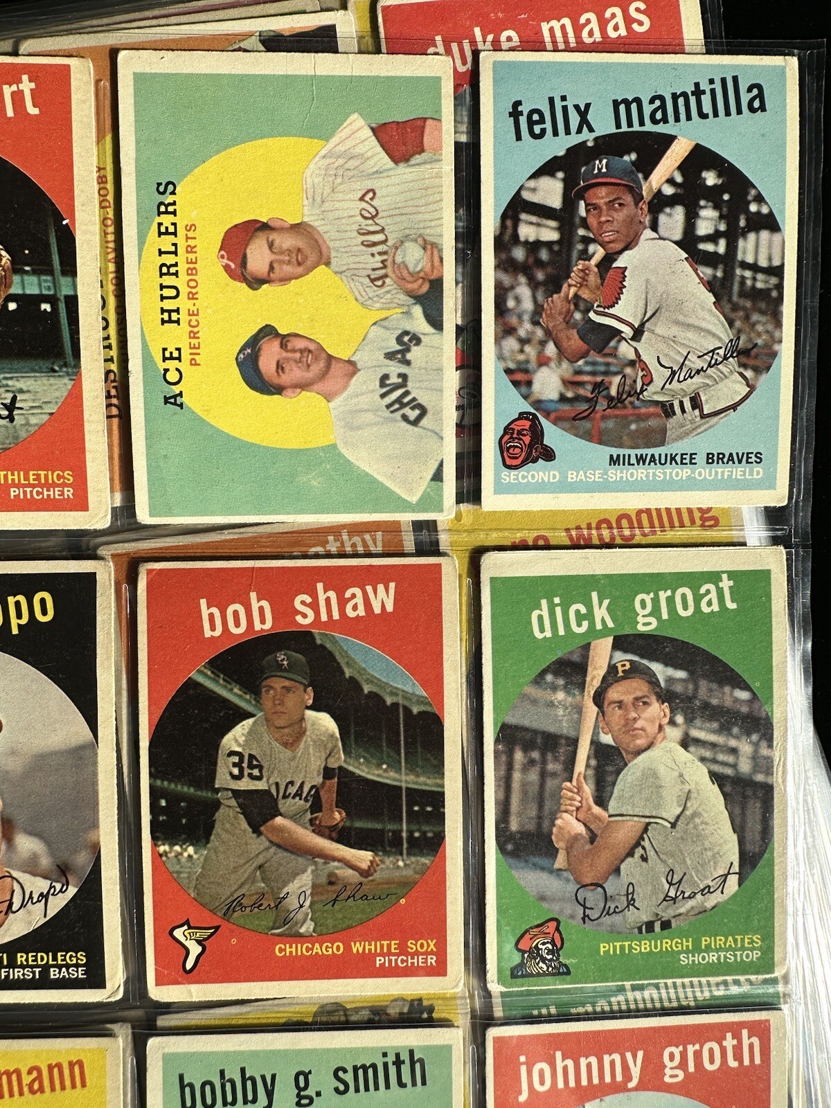 1959 Topps Baseball Starter Set of 454 Different w/ Team Cards & Minor ...