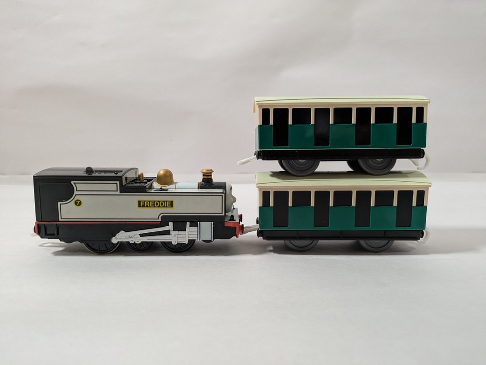 Thomas & Friends TOMY Plarail Trackmaster Freddie Complete Rare Train ...