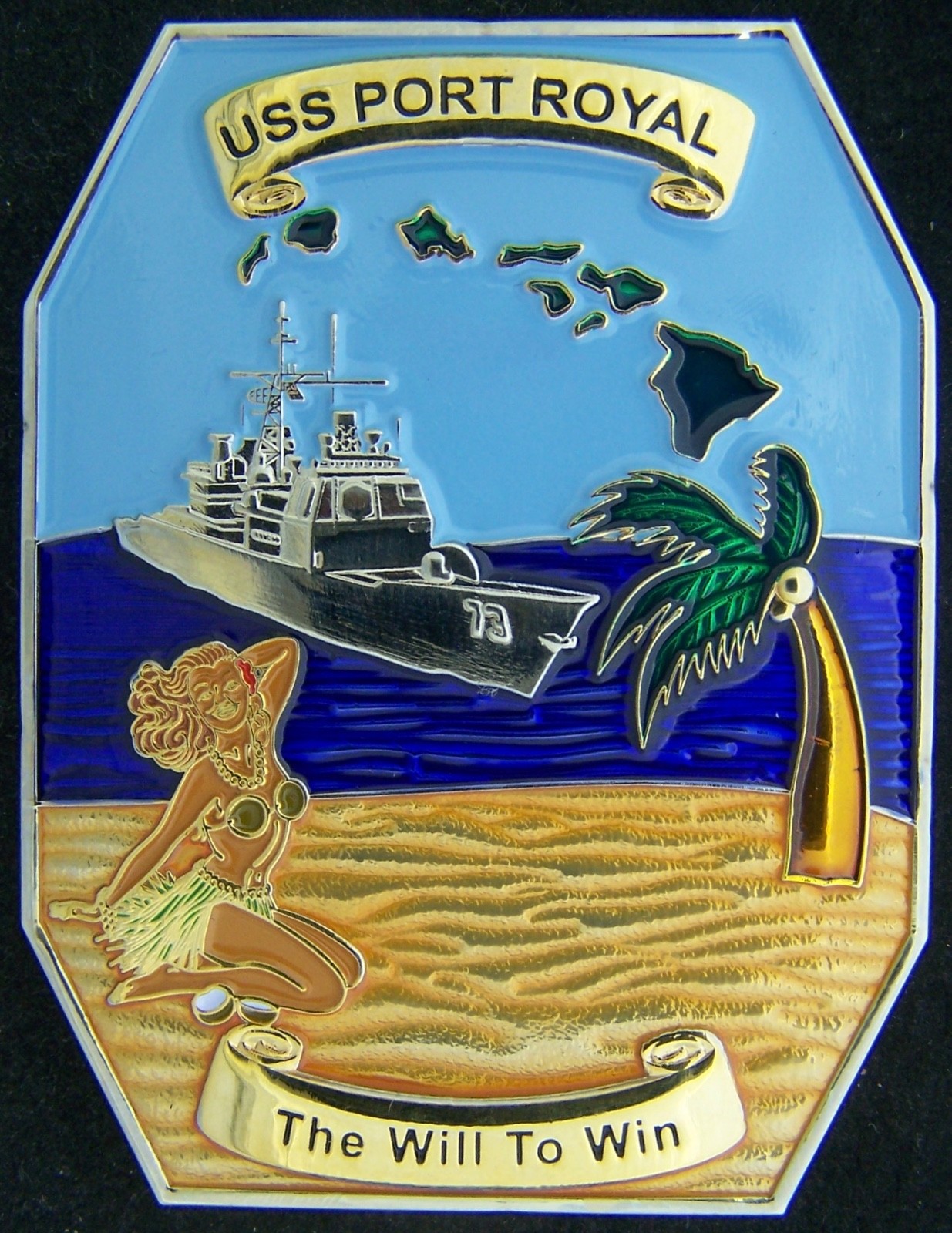 USS Port Royal CG 73 Challenge Coin | eBay