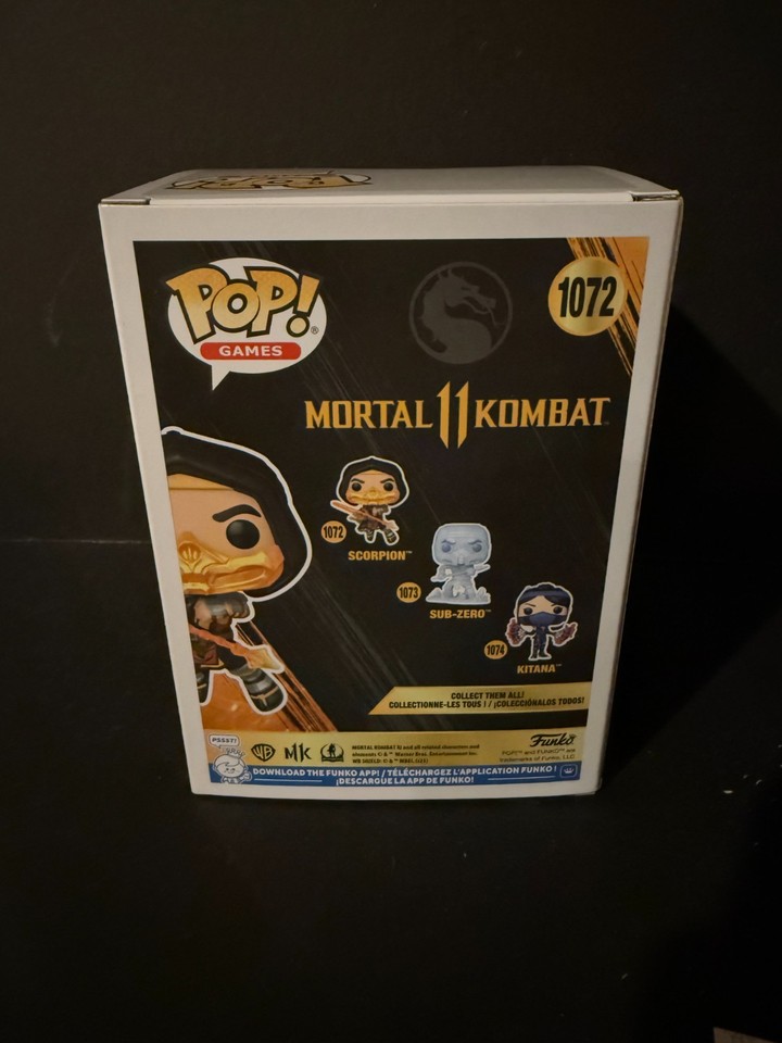 Ed Boon Mortal Kombat Scorpion Programmer Game Signed Funko JSA ...