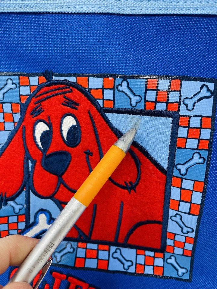 Vintage Clifford Big Red Dog School Book Backpack SCHOLASTIC ...
