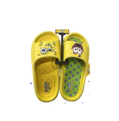 SPONGEBOB SQUAREPANTS SLIDES. BRAND NEW. ADULT SIZE 12 | eBay