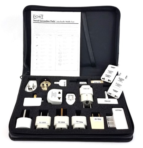 Port Inc Travel Connection Pack Phone Power Adapters Asia Pacific ...
