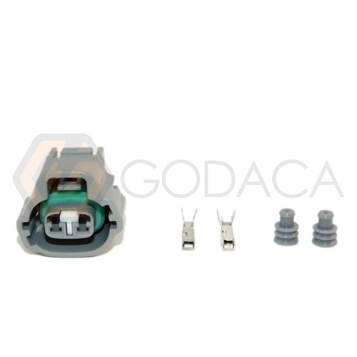 1x Connector 2-way 2 pin for Toyota Turn Signal Light 90980-11162 w/out ...