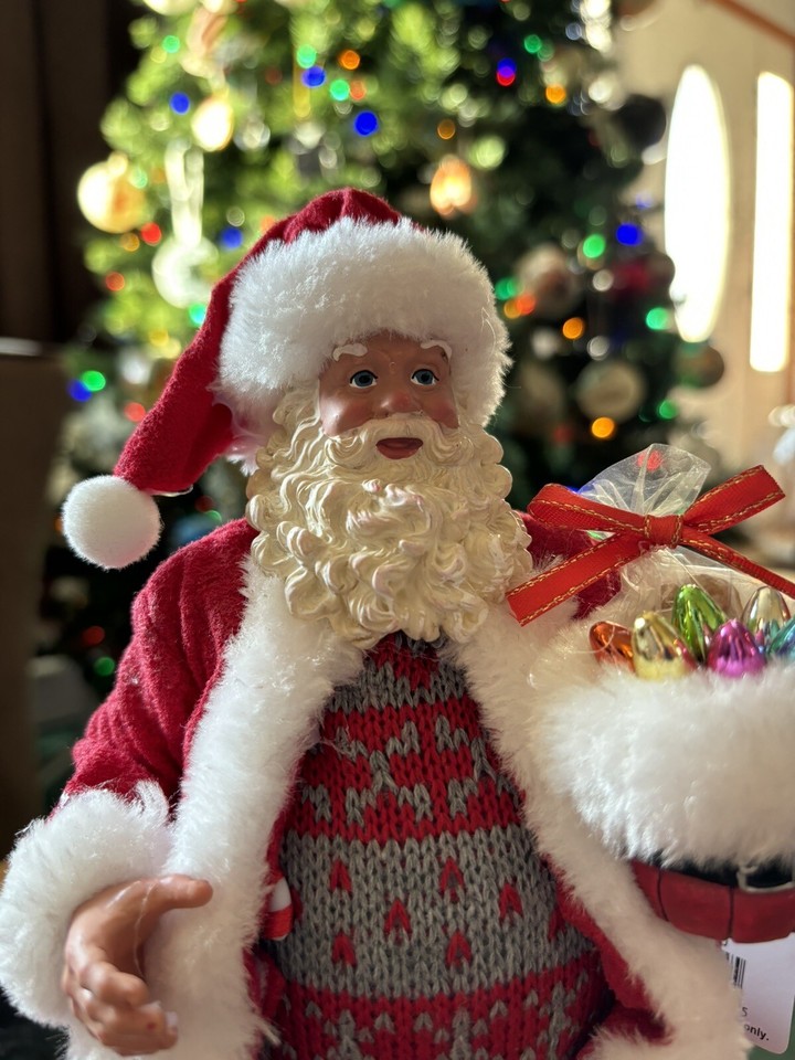 Merry Brite 10” Santa Claus Christmas Figurine Decoration NEW | eBay