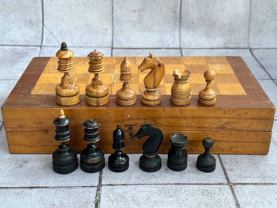 Chess set Russian Chess set USSR chess Soviet chess Chess board Chess ...