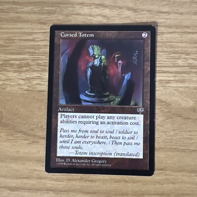 MTG Magic the Gathering Mirage - Cursed Totem 1996 LP | eBay