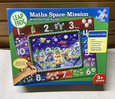 LEAP FROG Math Space Mission Floor Puzzle 36pcs - Ages 4-6 | eBay
