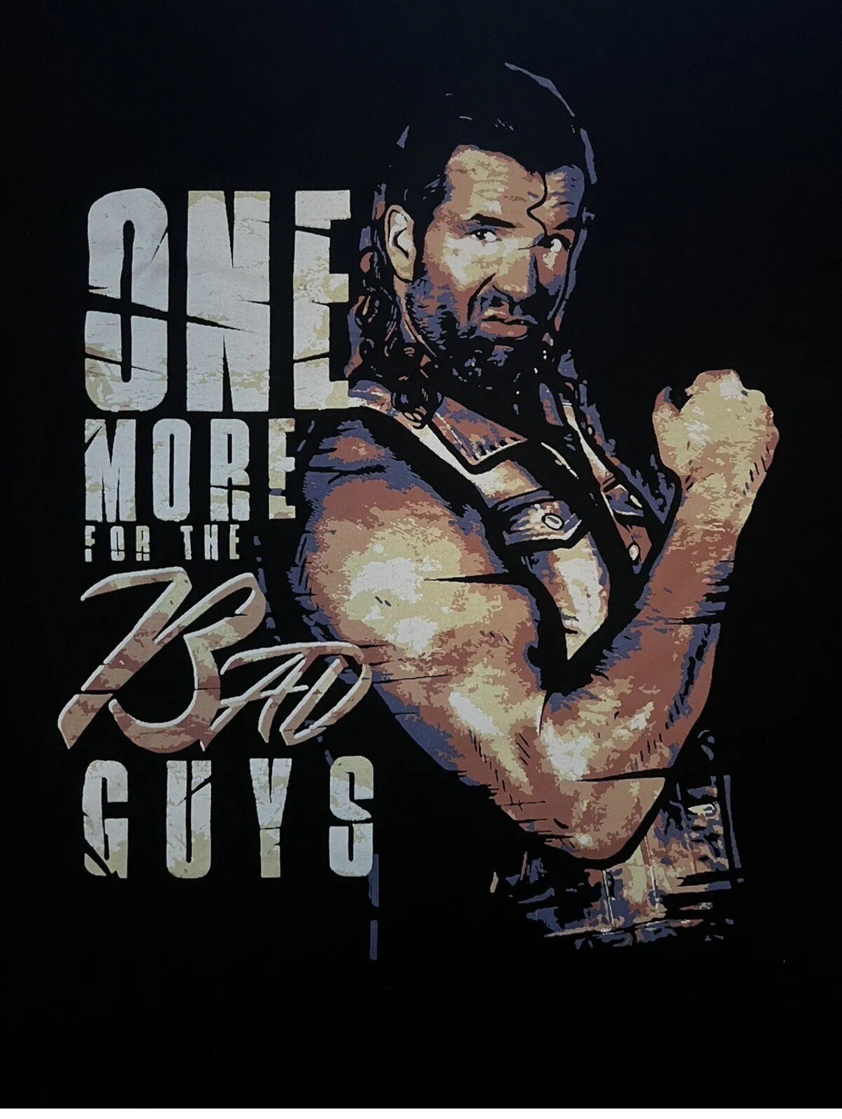 Scott Hall Razor Ramon Bad Guys T-Shirt 3XL Pro Wrestling Crate ...