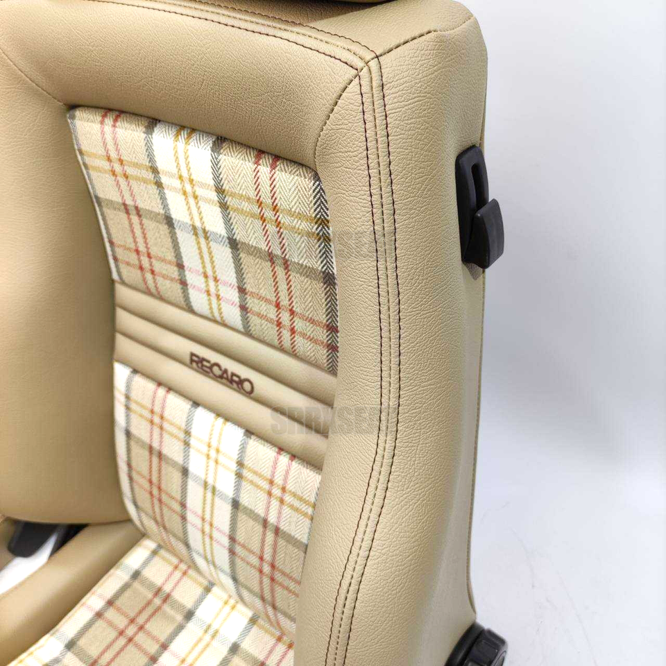 【1 PAIR】AUTHENTIC RECARO LSB TAN TARTAN【US LOCATION NO CUSTOMS】 | eBay
