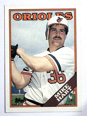MIKE HART Baltimore Orioles, Twins 1988 Topps Baseball Card #69 | eBay