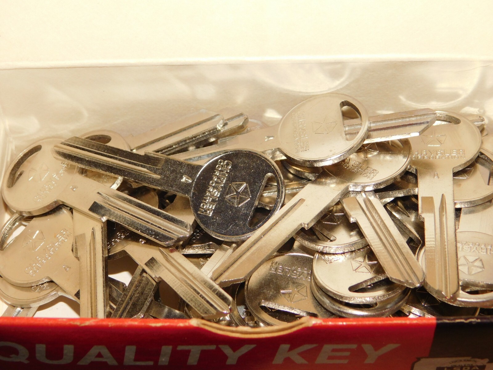 Lot of 2 LSDA for Chrysler S69CH KEY BLANKS Round Head Trunk Door 70 ...