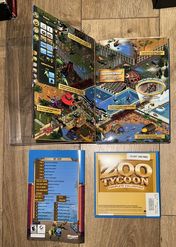 Zoo Tycoon: Complete Collection (PC, 2003) Box & Inserts Only ...