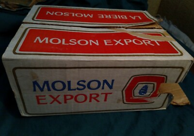 Empty Box Only - 1970's or 1980's Molson Export Beer Box, Canada ...