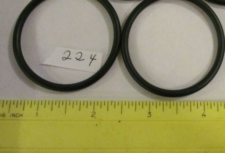 224 O-ring 1-3/4" ID x 2" OD x 1/8" thick. Buna-70. Quan 2. | eBay