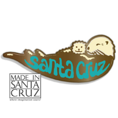 Santa Cruz Sea Otters - Die-Cast Metal and Enamel Collector Pin by Tim ...