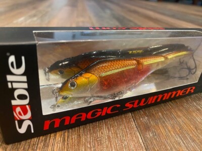Sebile Magic Swimmer 125 SK Slow Sinking 5 inch 5" Swimbait 3/4 oz ...