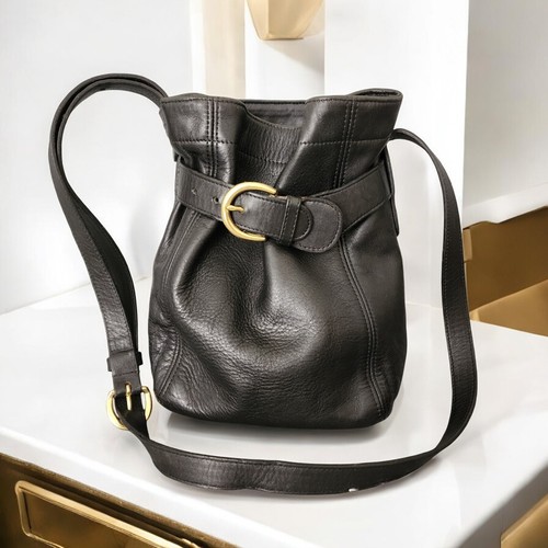 Vintage Coach 4156 Y2K Soho Belted Bucket Bag Leather Crossbody ...