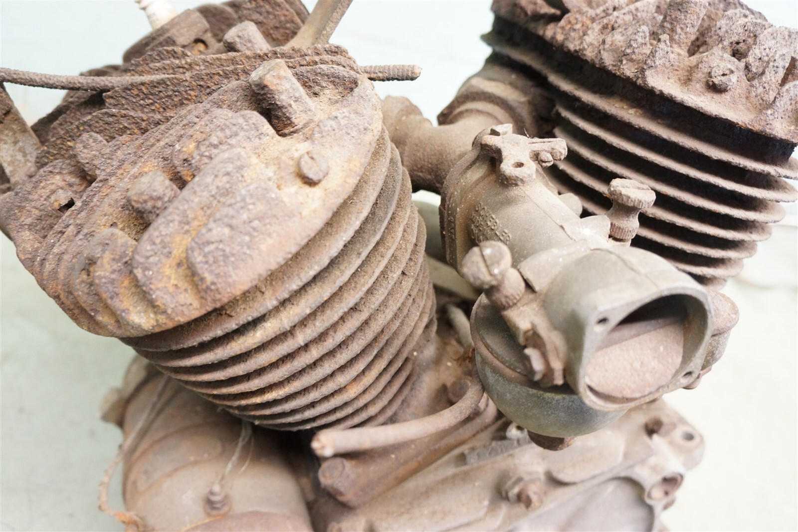 1937 Harley WL WLA Panhead Knucklehead Flathead Servicar G Engine ...