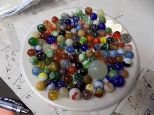 Lot of of Vintage & Antique Marbles Estate Find Marbles LOT M-5 | eBay