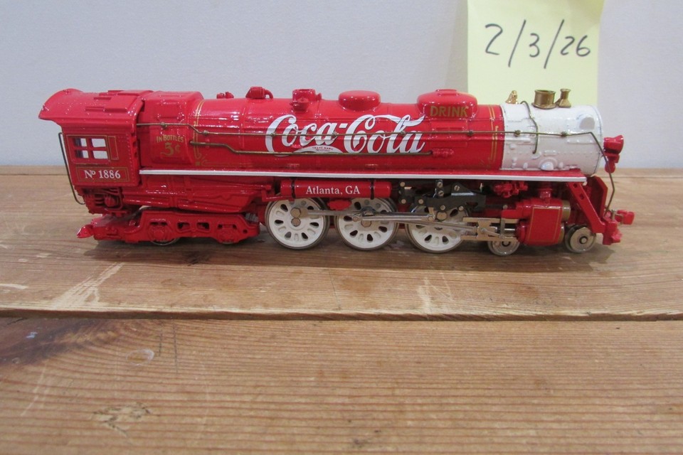 Ho Scale Coca Cola Atlanta, GA Steam Locomotive 4-6-4 #1886 Lot#5819 | eBay