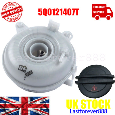 COOLANT EXPANSION HEADER TANK BOTTLE RESERVOIR 5Q0121407T FOR VW AUDI ...