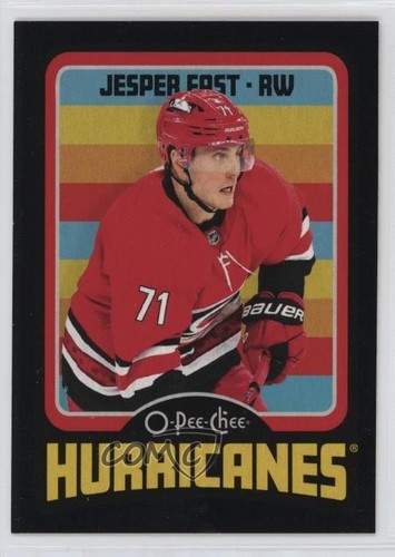 2024-25 O-Pee-Chee Retro Black Border /100 Jesper Fast #215 | eBay