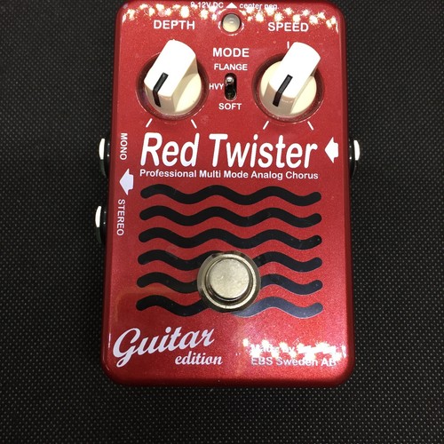 Pédale d'effet EBS Red Twister Guitar Chorus Flanger d'occasion | eBay
