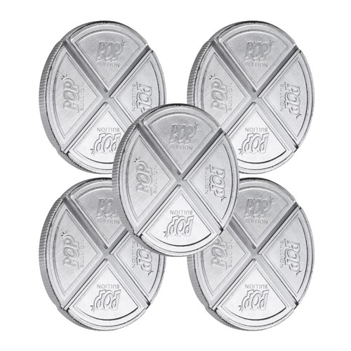 1 oz Pop Bullion Silver Round (New - Lot of 5) | eBay