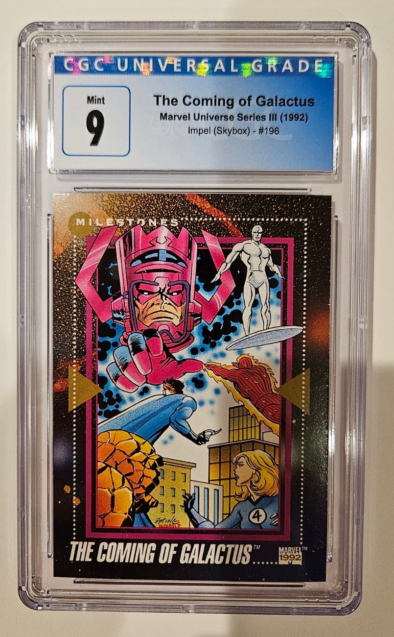 The Coming of Galactus CGC 9 Marvel Universe Card Impel | eBay