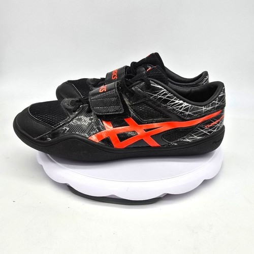 ASICS Shoes Men's 9M Throw Pro Black Flash G605Y Black Coral Discus ...