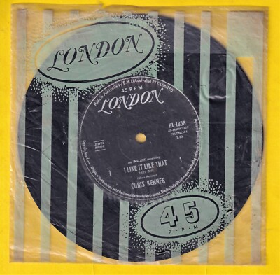 Chris Kenner Oz "London" 45rpm single - I Like It Like That / part 2 ...