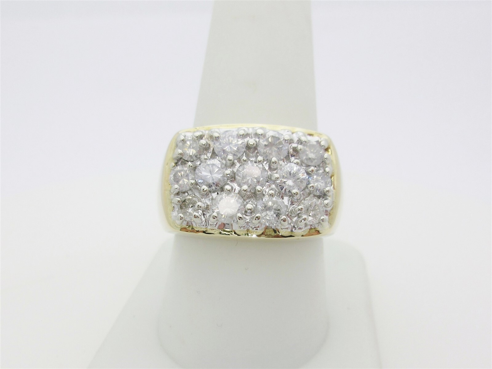 Mens Natural Diamonds Rings 14k Solid Gold Jewelry Pi… - Gem