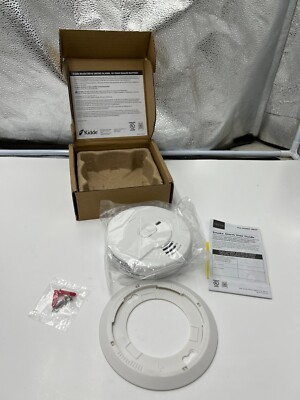 Kidde Lithium Battery Power Smoke Detector Alarm i9010, 21026055 White ...