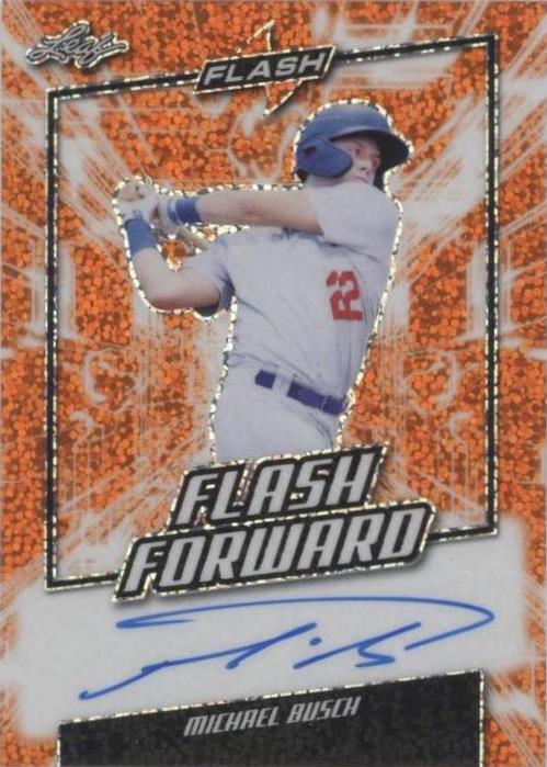 2019 Leaf Flash - Flash Forward Michael Busch #FF-MB1 Orange /10 (AU ...