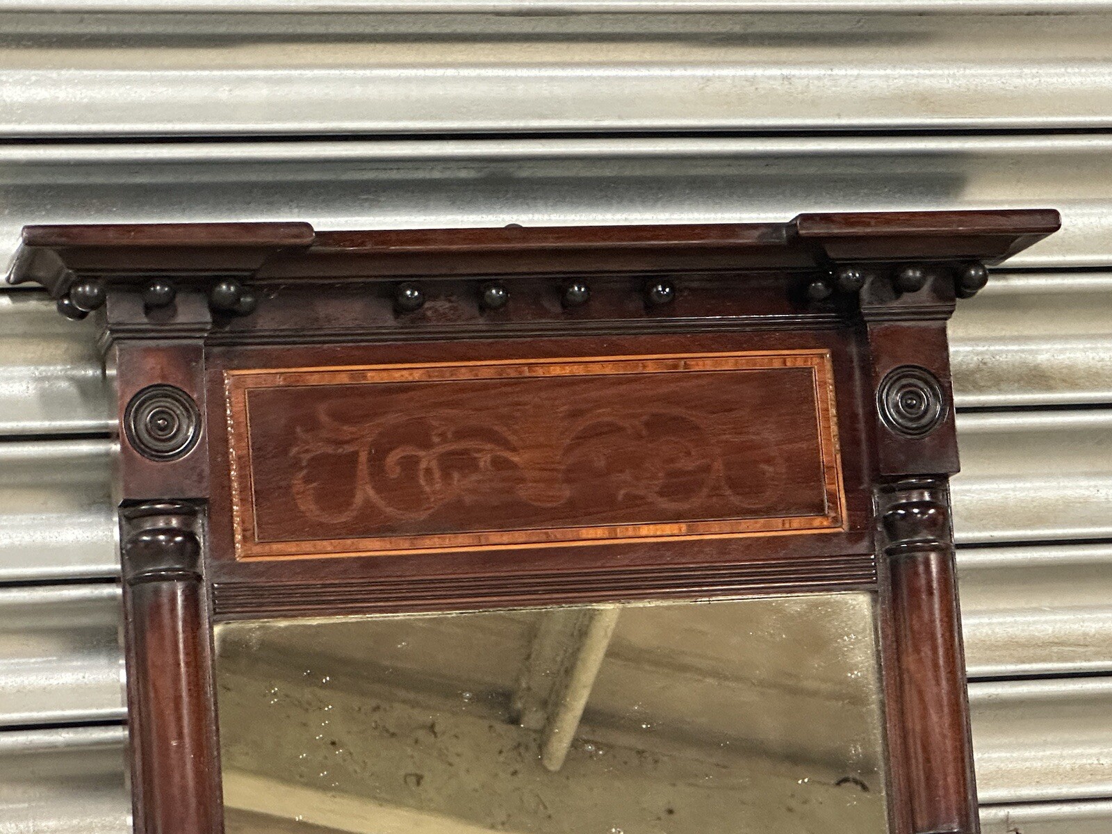 Antique Regency Pier Mahogany Wall Mirror | eBay UK