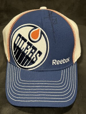Edmonton Oilers NHL Andrew Ference Autographed Reebok Fitted Hat *NWT ...