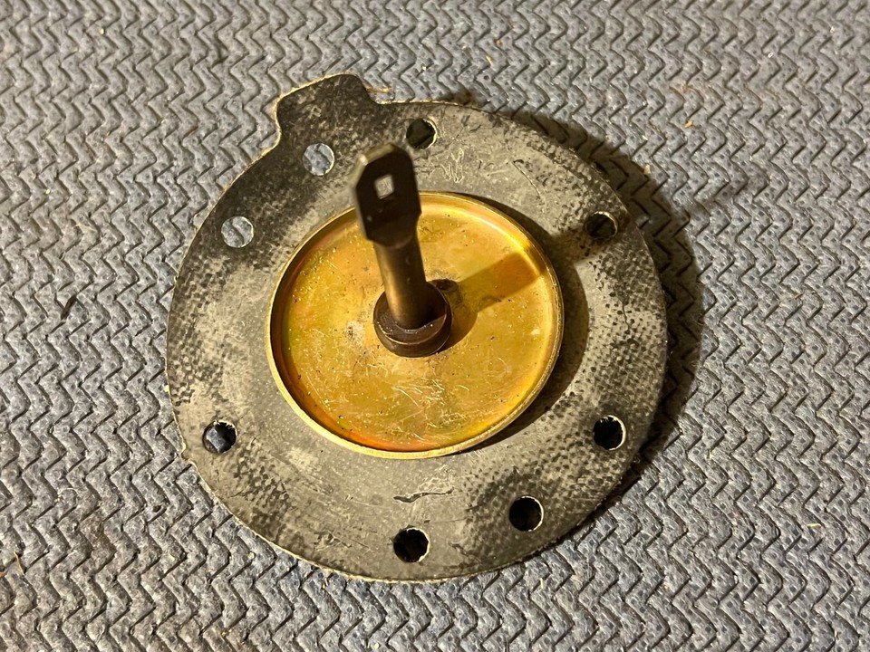 PARTS ONLY - Untested Original Glass Top Fuel Pump Assembly Willys CJ2 ...