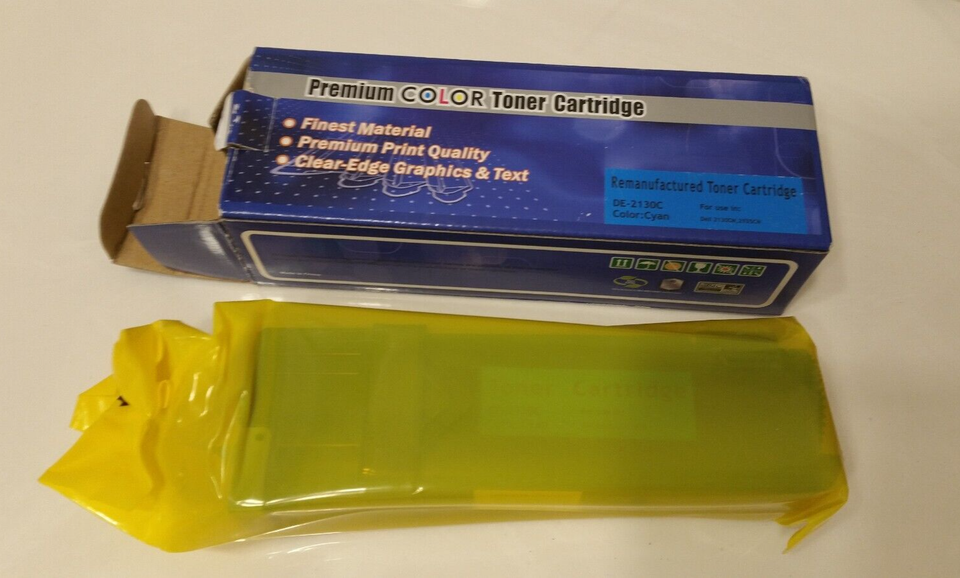 Premium Color Toner Cartridge Cyan DE-2130C - New Sealed | eBay