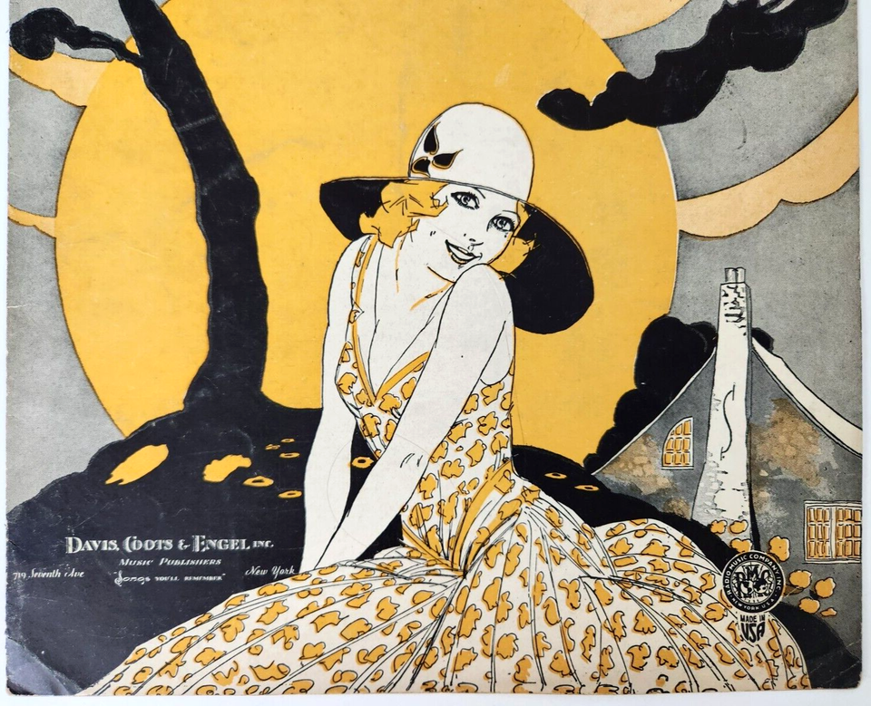 Good Evenin Tot Seymour Vintage Sheet Music 1930 David Coots Engel | eBay