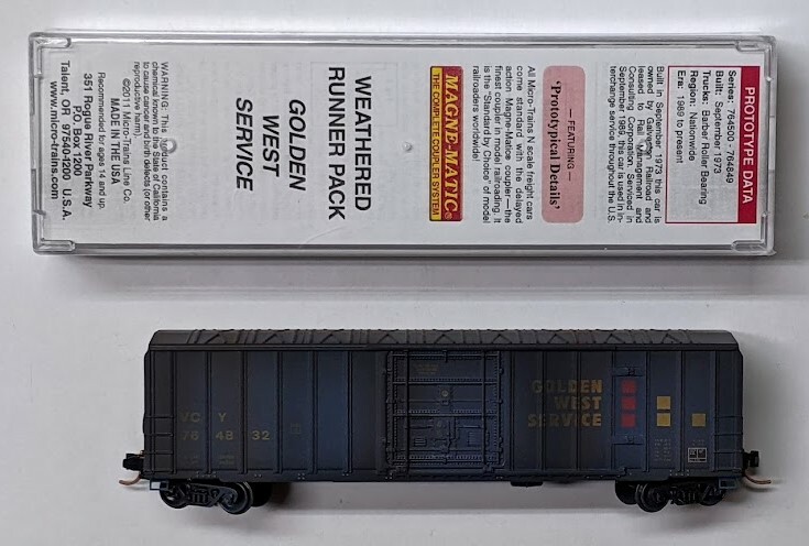 MTL Micro-Trains 02753320 27320 Golden West VCY 764832 FW Factory ...
