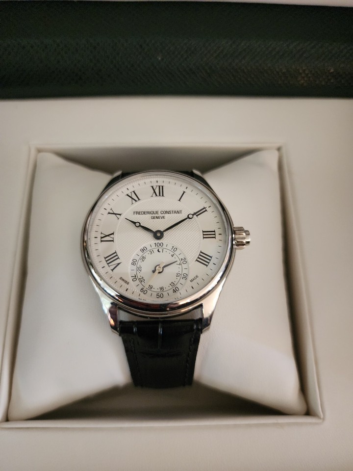 Frederique Constant Roman Index Horological Smart Watch Silver-White ...